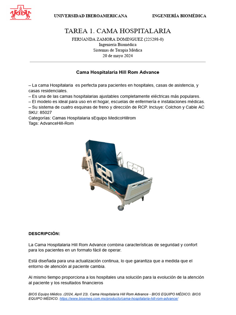 TAREA 1.CAMA | PDF