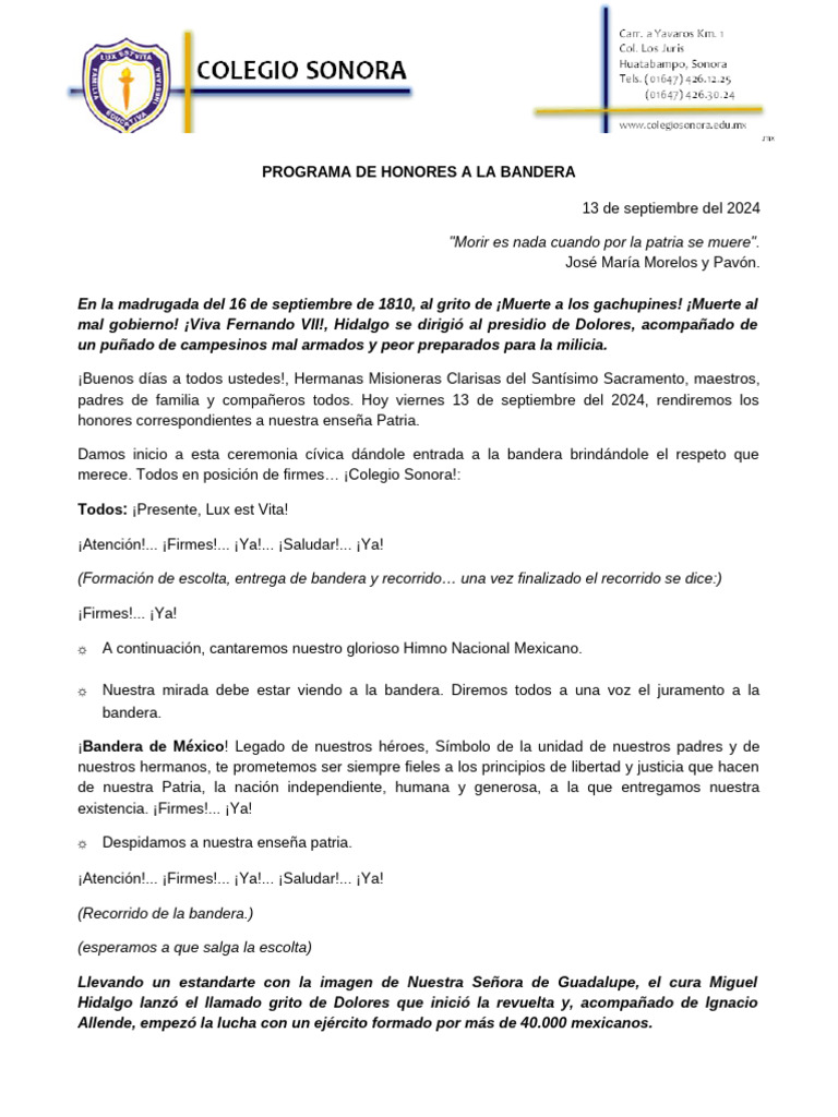 Programa Asamblea Septiembre | PDF