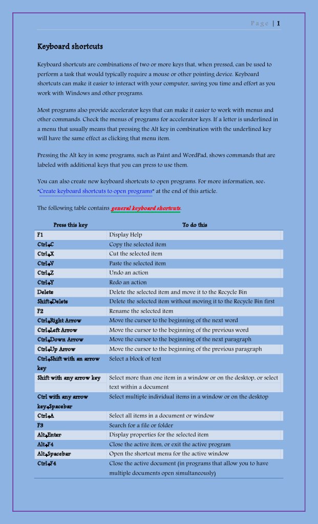 Create Keyboard Shortcuts To Open Programs | PDF | Computer Keyboard ...