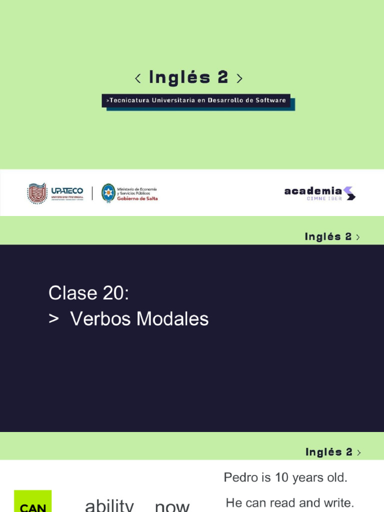 Clase 20 - Modal 1 | PDF