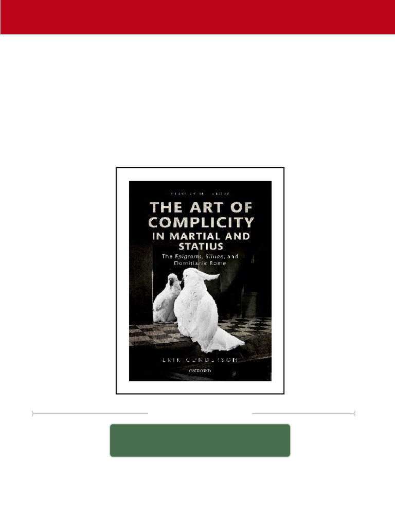 Get The Art of Complicity in Martial and Statius: Martial's Epigrams ...