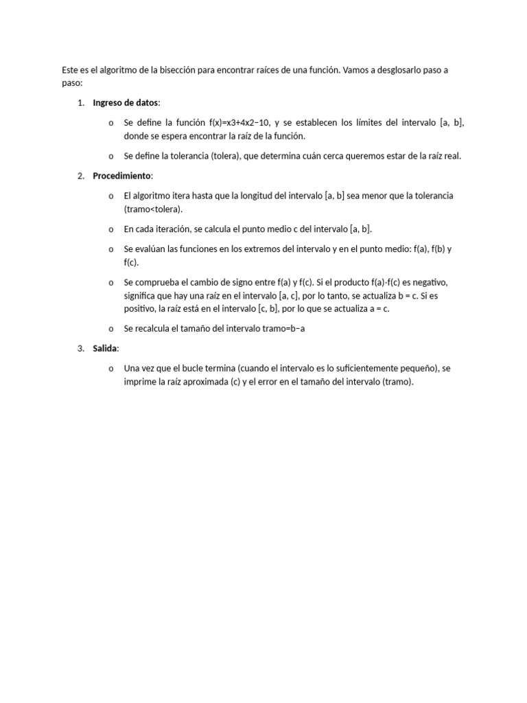 Algoritmo de Bisección y Newton-Raphson | PDF | Python (lenguaje de programación) | Ciencia y ...