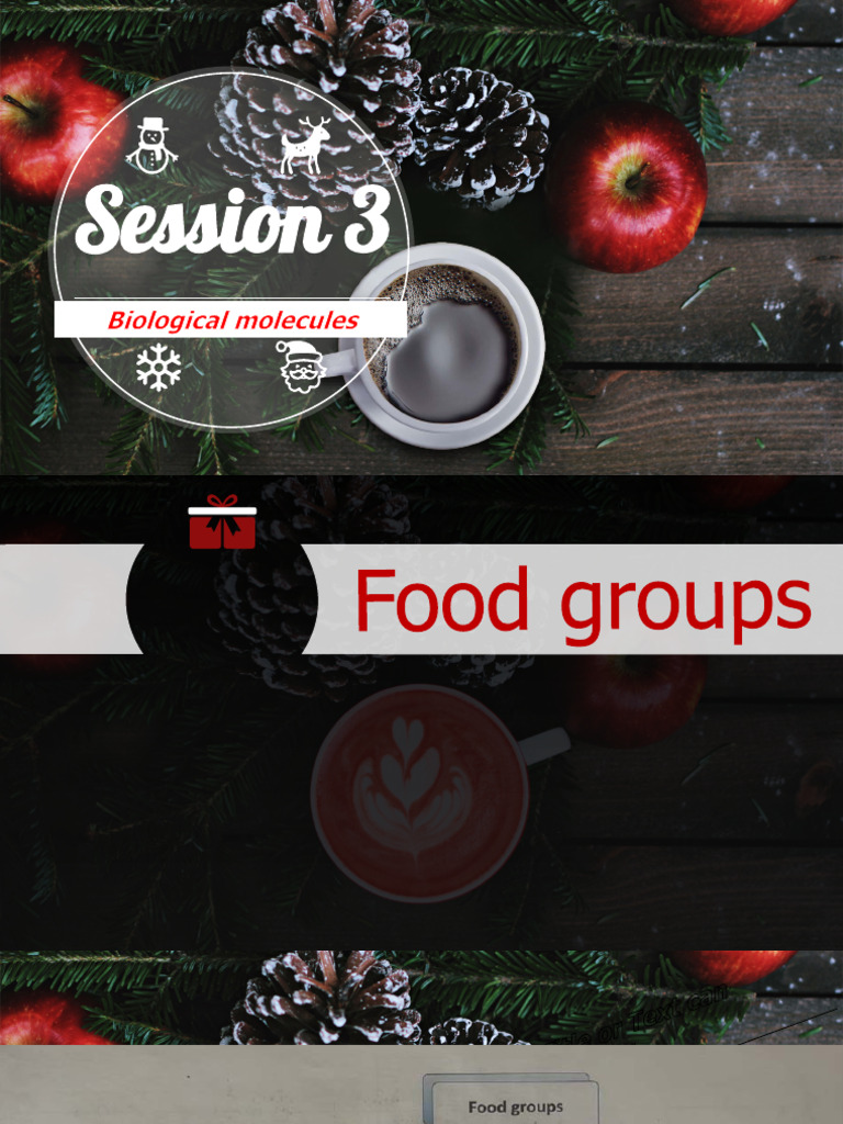 Chapter 3 Biological Molecules Part 1 | PDF