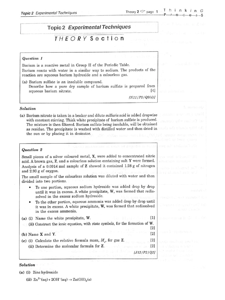 Chemistry File 2 | PDF