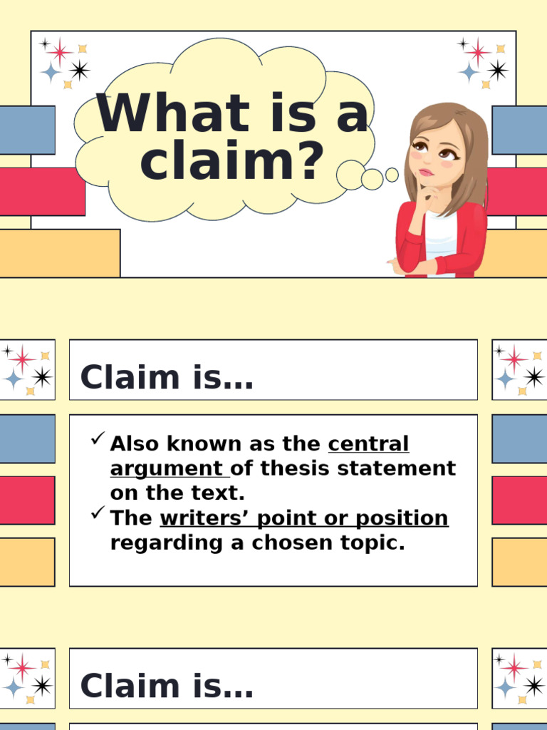 RW Wk7 8 Definition of Claims and Its Types | PDF