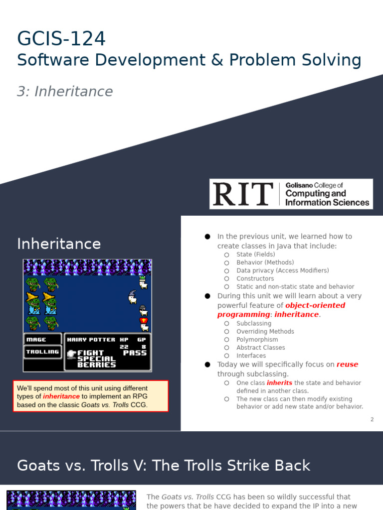 3 - Inheritance | PDF