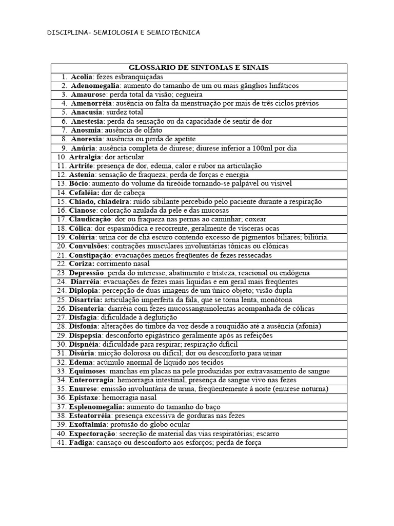 Glossário de Termos 2024.2 Uema | PDF