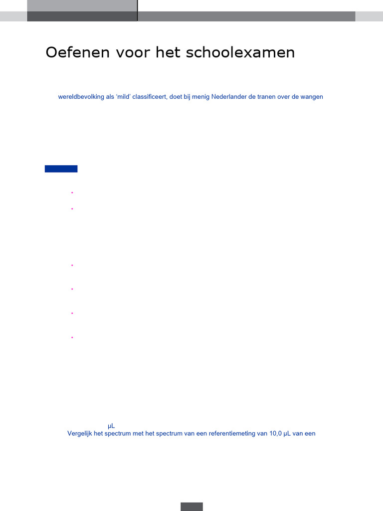 Nova V6 Uitwerkingen Oefenen Voor Het Schoolexamen Hoofdstuk 13 | PDF