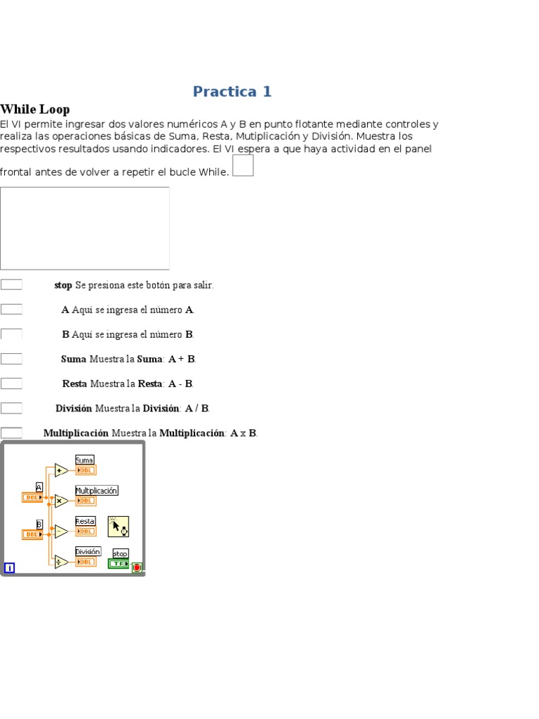 Practicas Labview | PDF | Protocolo de Control de Transmisión | Unidad Central de procesamiento