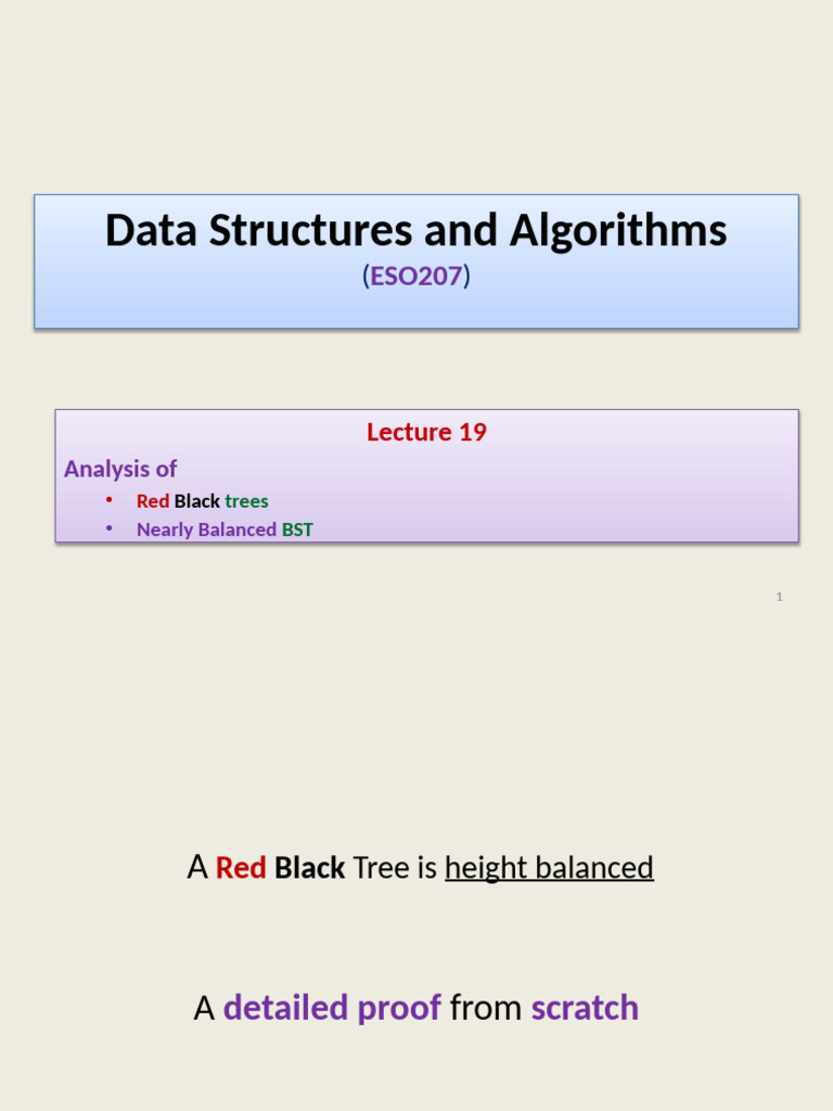 Lec19 Bst Full Analysis Pdf 