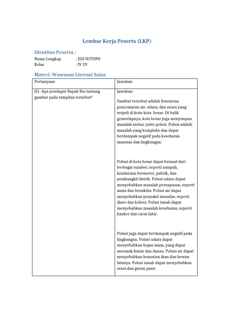 Edi Sutopo Lk Wawasan Literasi Sains Pdf