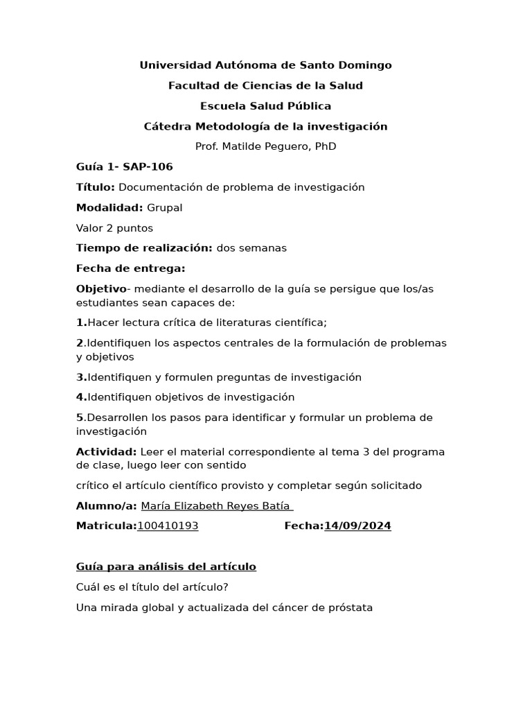 Guia 1. Lab.metodologia | PDF