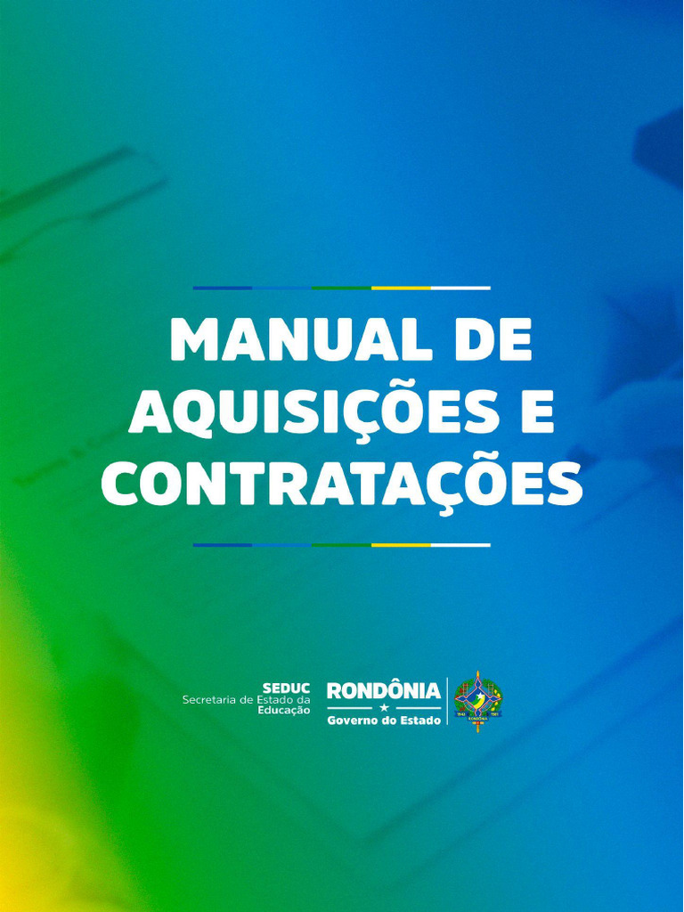 Manual de Aquiscoes e Contratacoes | PDF