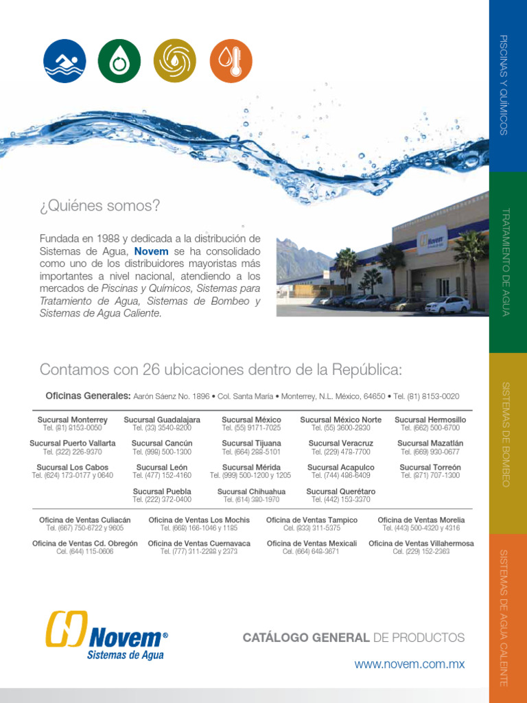 Novem Catalogo-General | PDF | Ósmosis | Agua