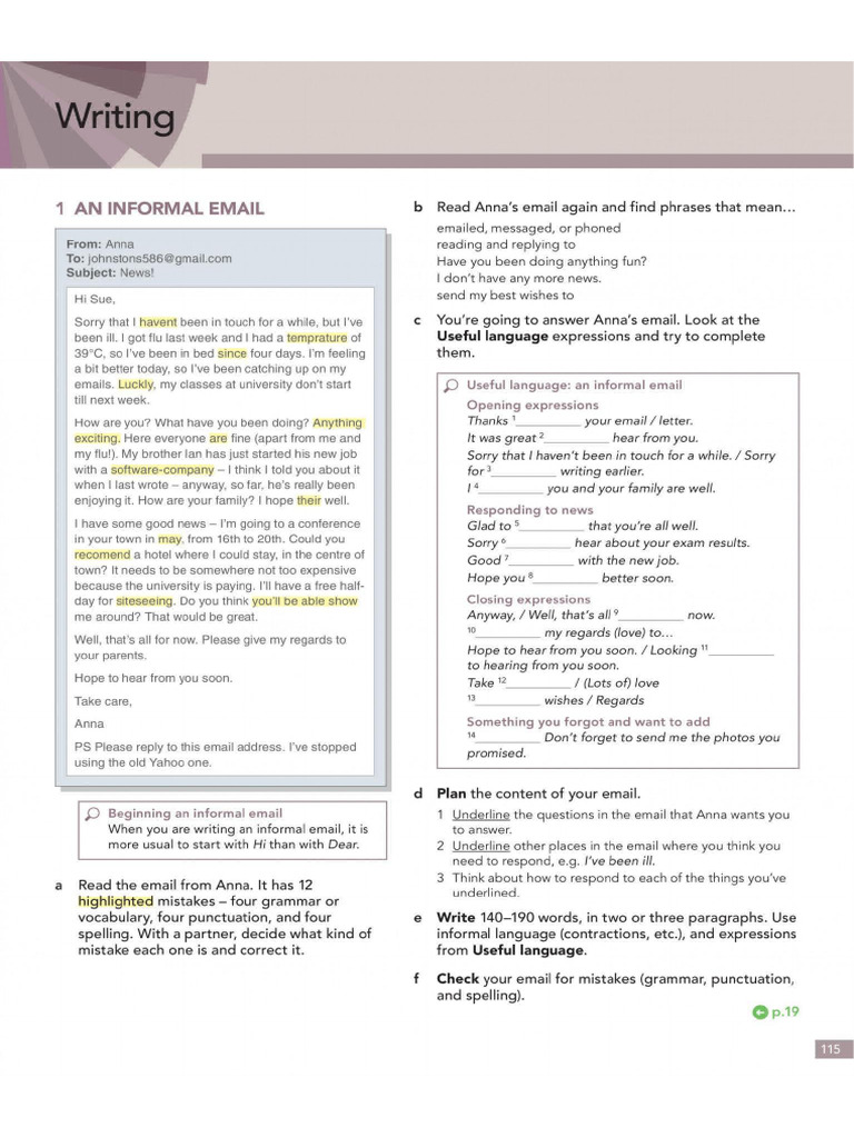 Writing Upper Intermediate | PDF