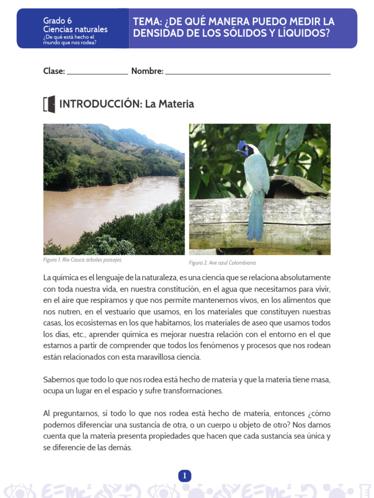 masa, densidad y volumen (1) | PDF