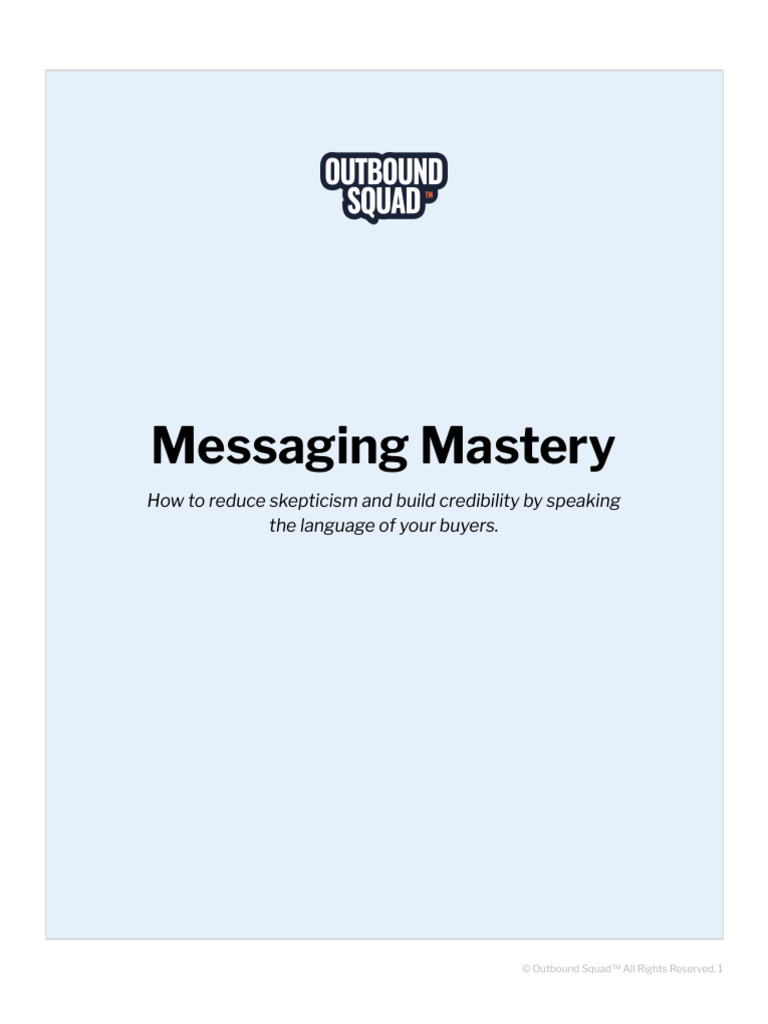 Messaging Mastery - IA | PDF