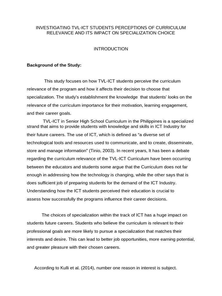 Chapter 1 Research Paper | PDF | Social Psychology | Career & Growth