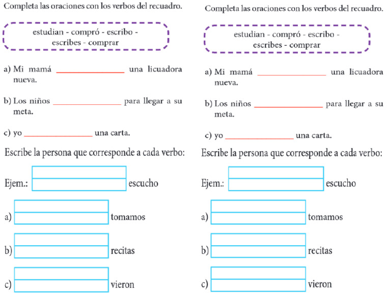 Tiempos Verbales 5 | PDF