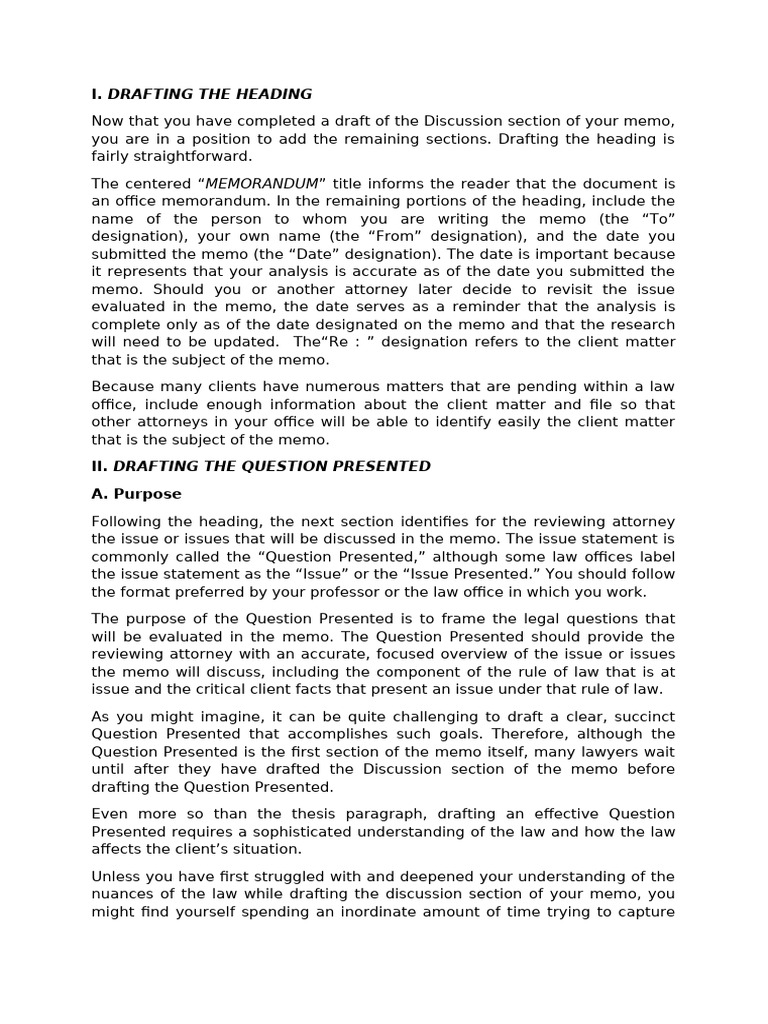 Drafting Analysis | PDF