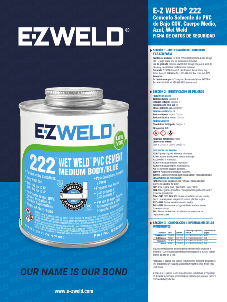Ez Weld 222 | PDF
