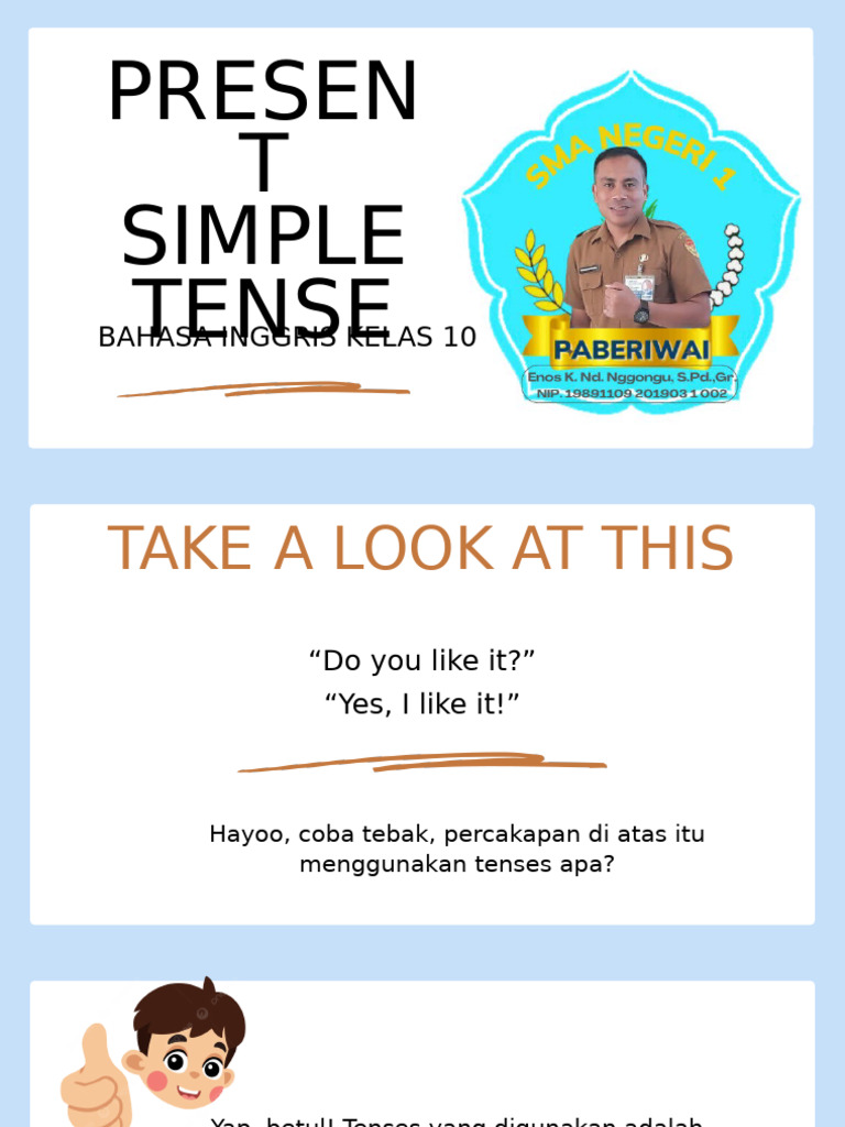 Present Simple Tense | PDF