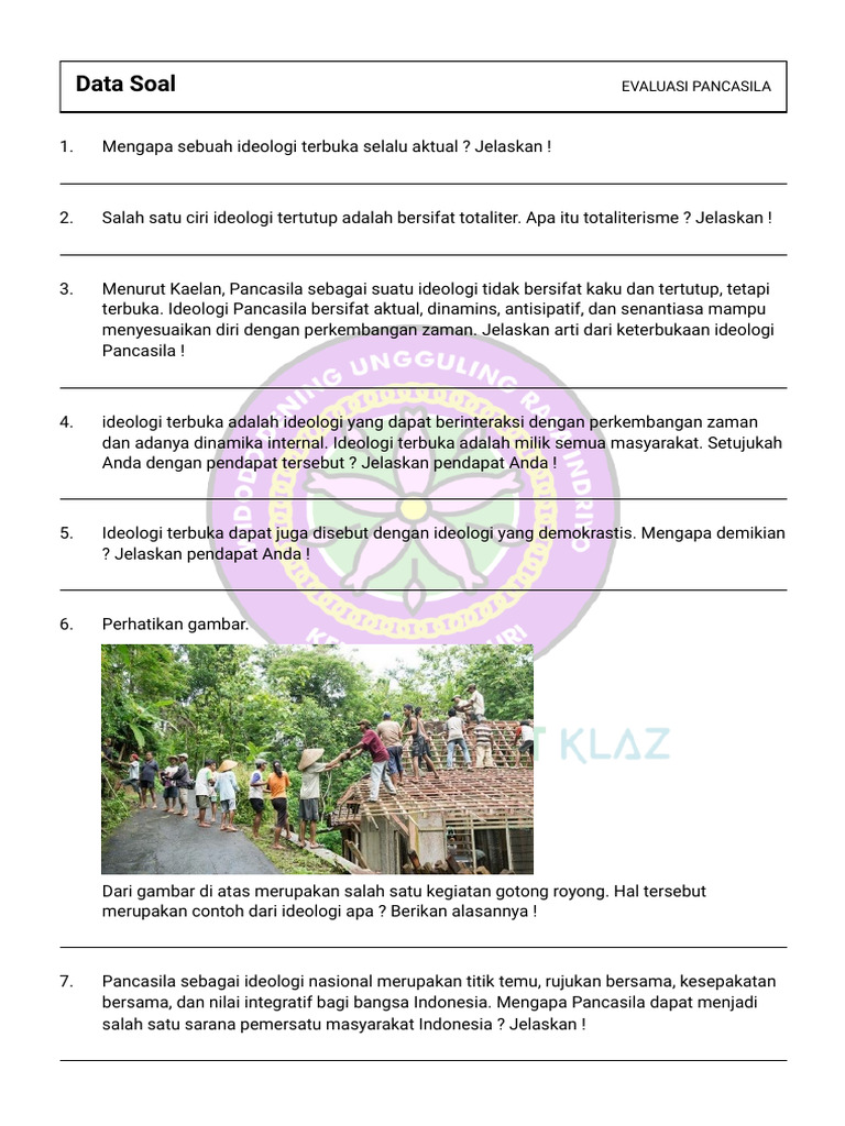 Kisi Kisi PKN 11 | PDF