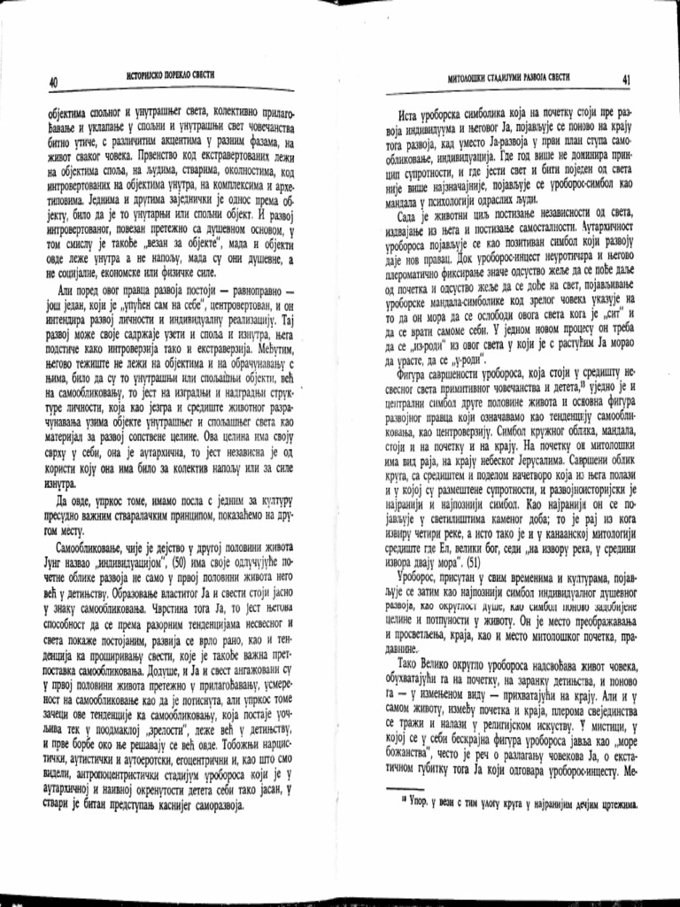 Istorijsko Poreklo Svesti - 20 | PDF