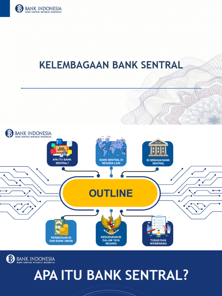 Materi 20012023 - Kelembagaan Bank Sentral 1 | PDF
