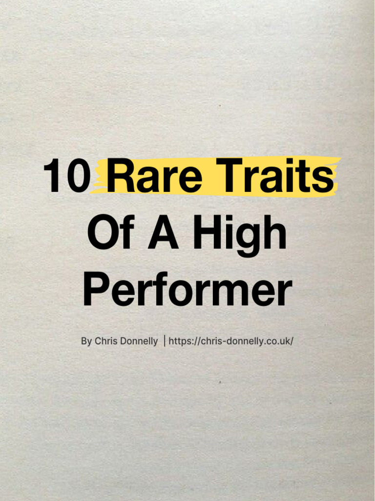 10 Rare Traits | PDF
