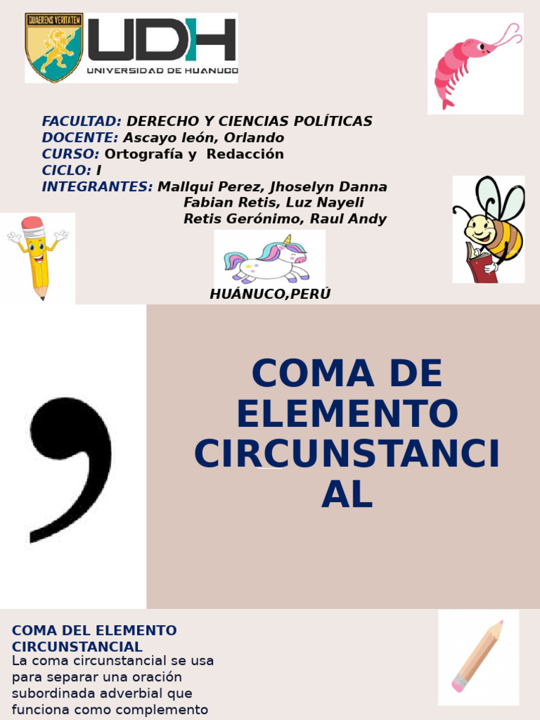 Uso de la Coma Circunstancial en Gramática | PDF