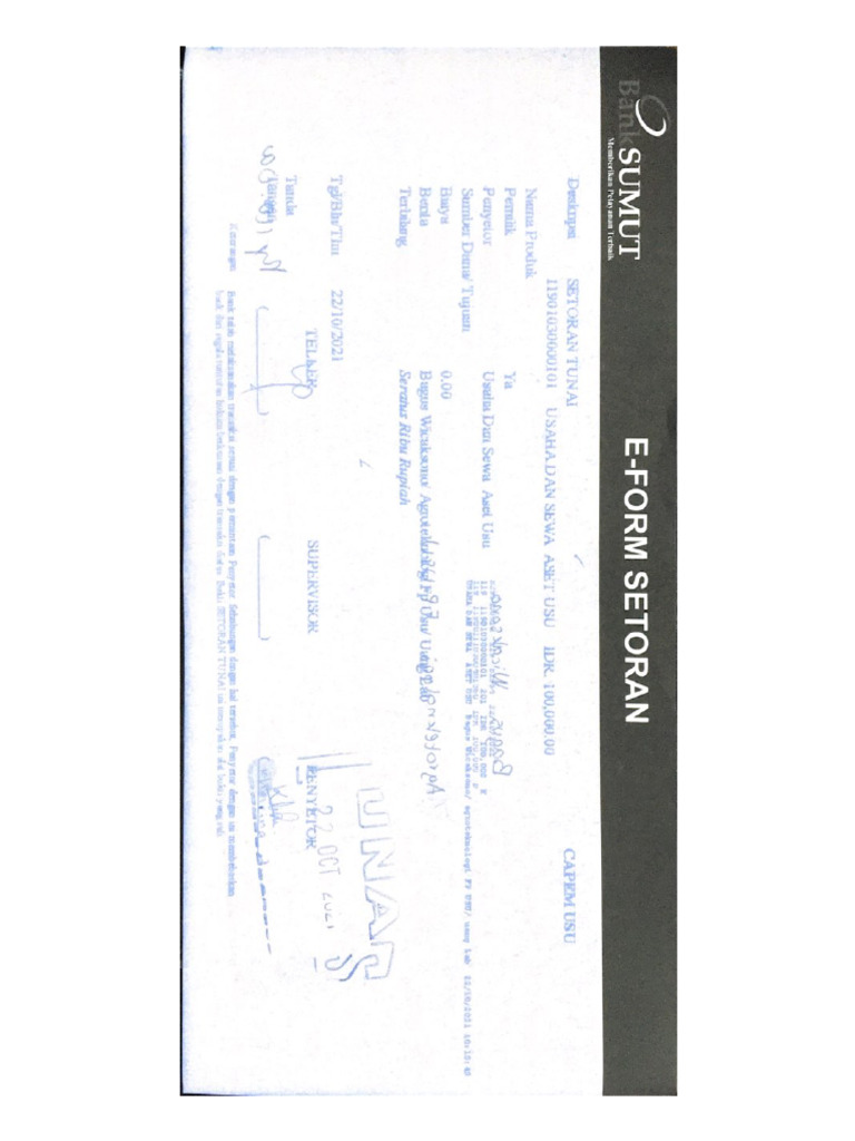 Bukti Bayar Lab Biotan | PDF