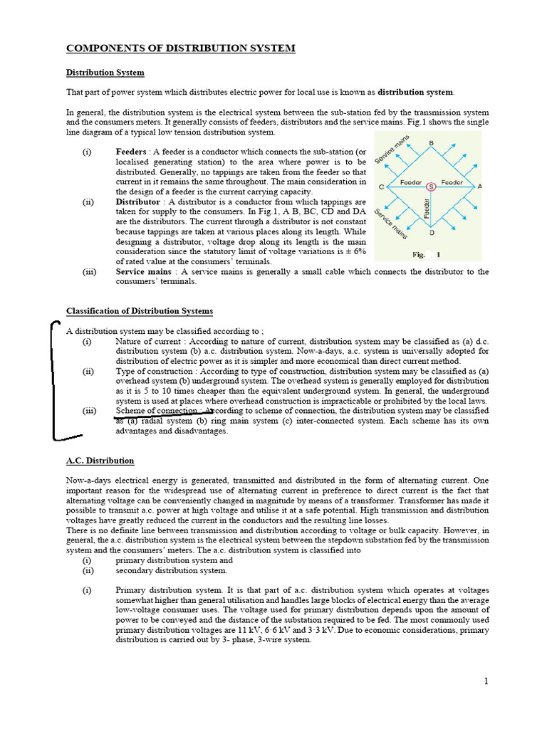 Distribution Systems | PDF