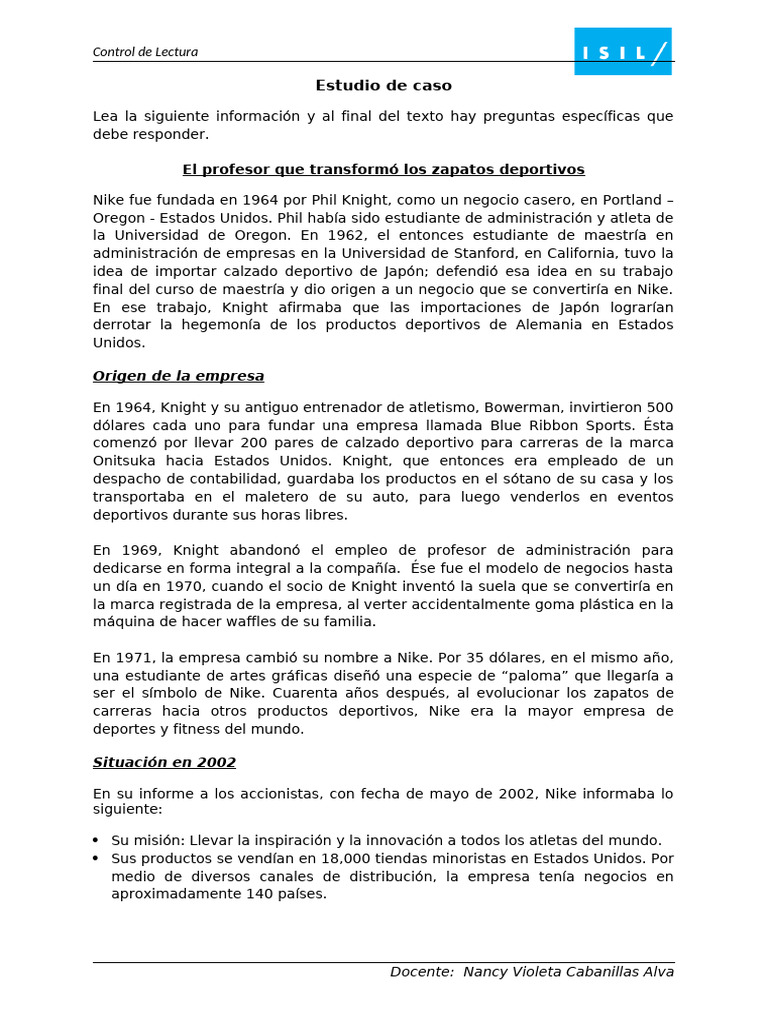 Control de Lectura EP2 | PDF