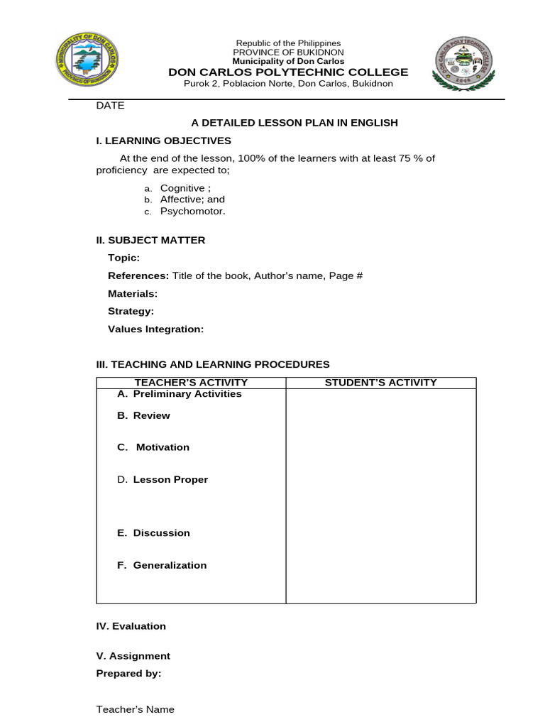 DLP-Template-1 | PDF