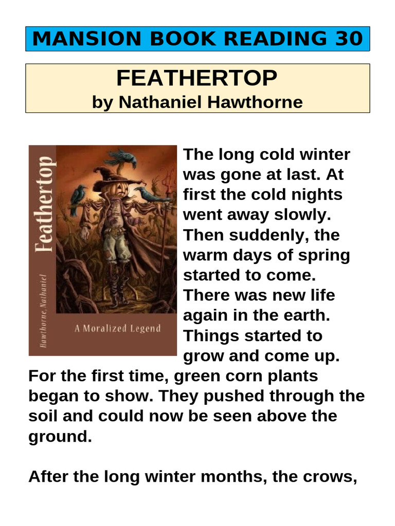 Mansion Book Reading of 30 Feathertop | PDF