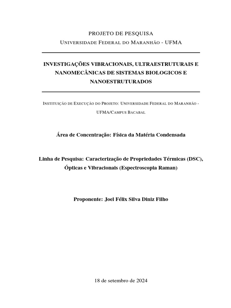 Projeto_UFMA_Bacabal | PDF