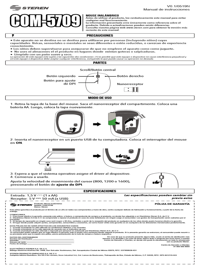 COM 5709 Instr | PDF