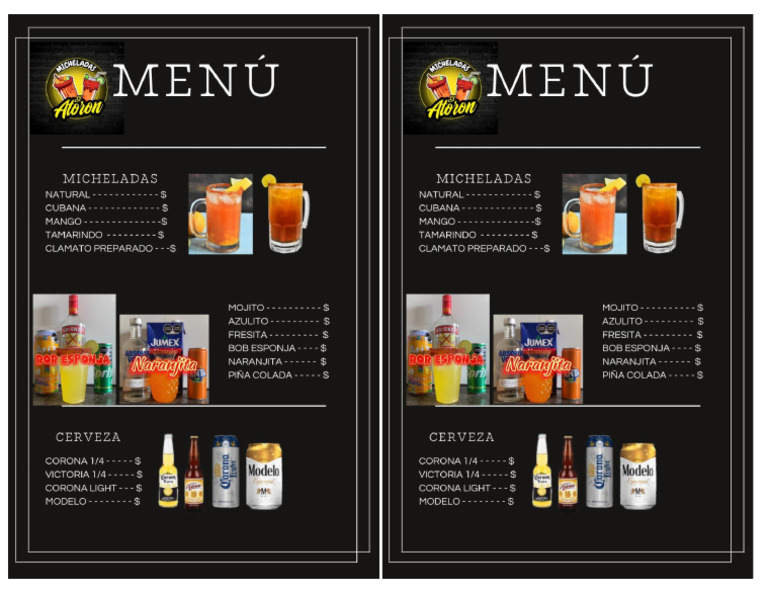 Menu Ivan Bar | PDF