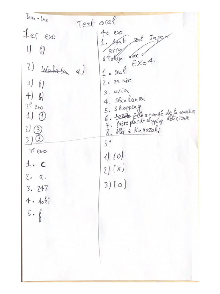 Test Oral | PDF