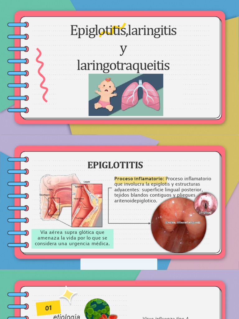 Epiglotitis, Laringitis, Laringotraqueitis | PDF | Ciencias de la Salud ...