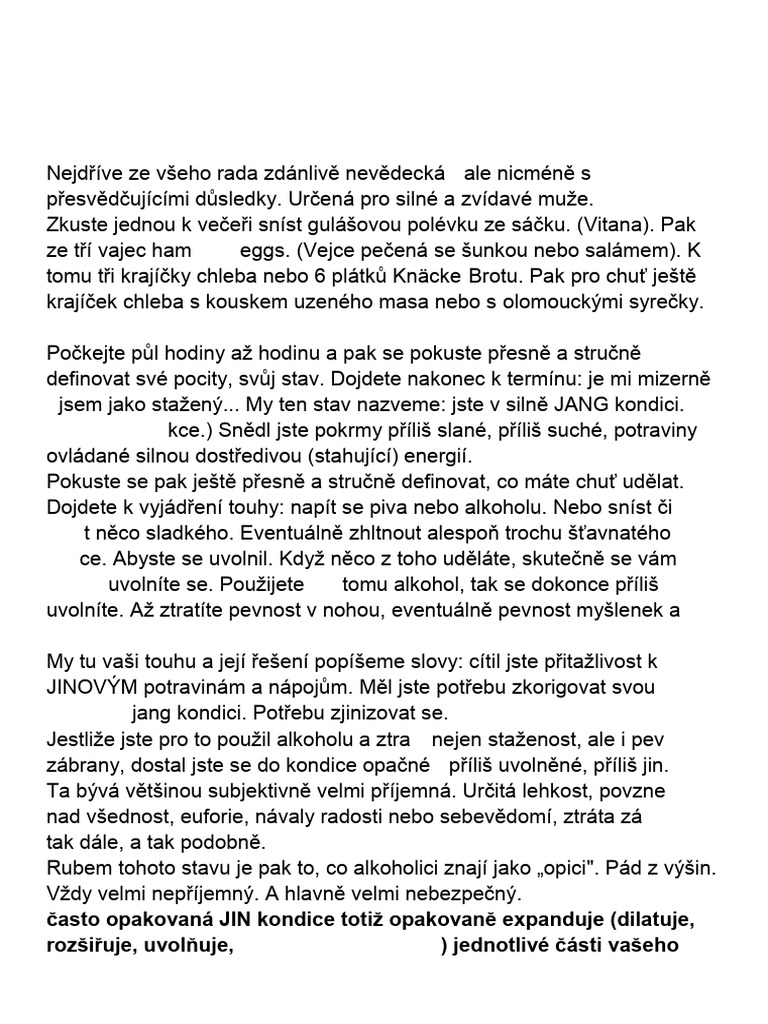 Jarmila Pruchova-Makrobiotika-extremni Jin Kondice | PDF