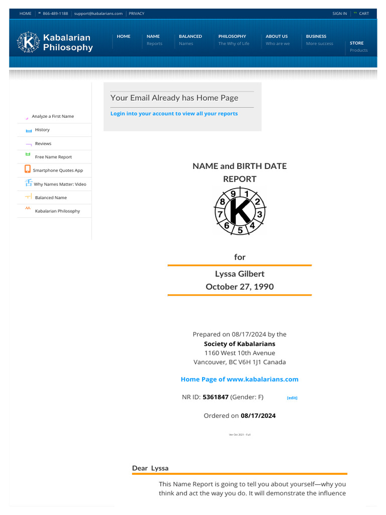 Name Report2-5361847 | PDF