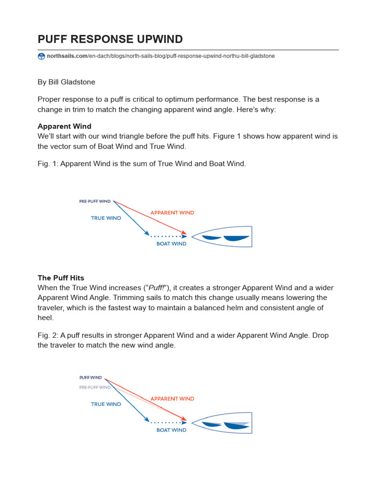 PUFF RESPONSE UPWIND - North Sails | PDF
