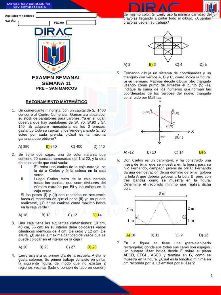 Aldair Silupu Ex11 San Marcos | PDF