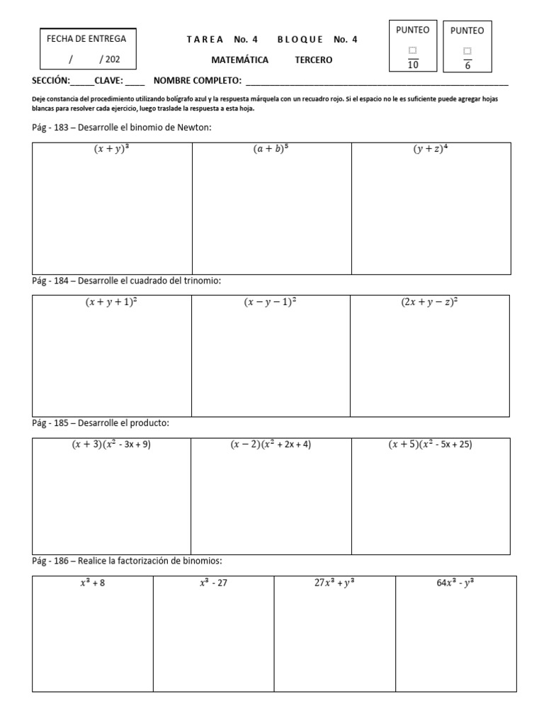 Tareas Bloque 4 Tercero Grado 2024 | PDF