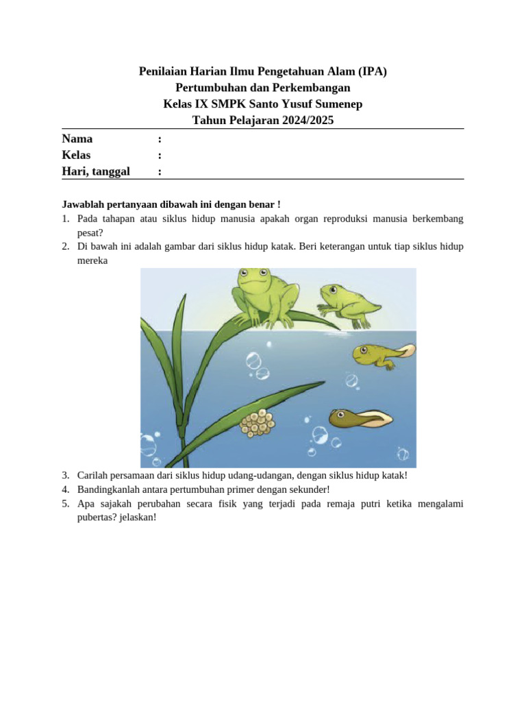 PH IPA 9 Bab 1 | PDF