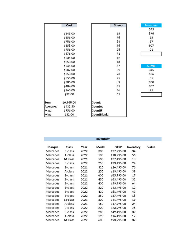 15 - Formulas-and-Functions | PDF
