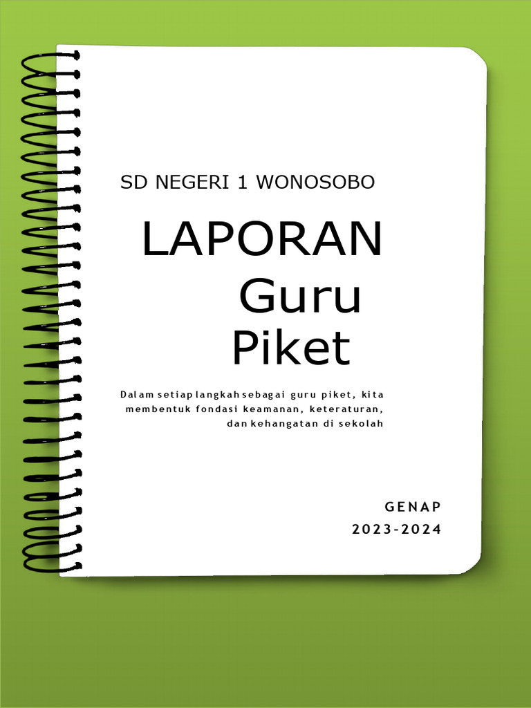 Laporan Guru Piket | PDF