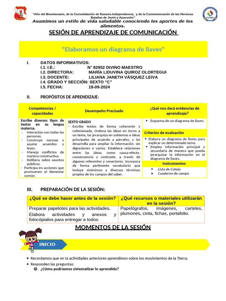 - COMUNICACION ESQUEMA DE LLAVES | PDF